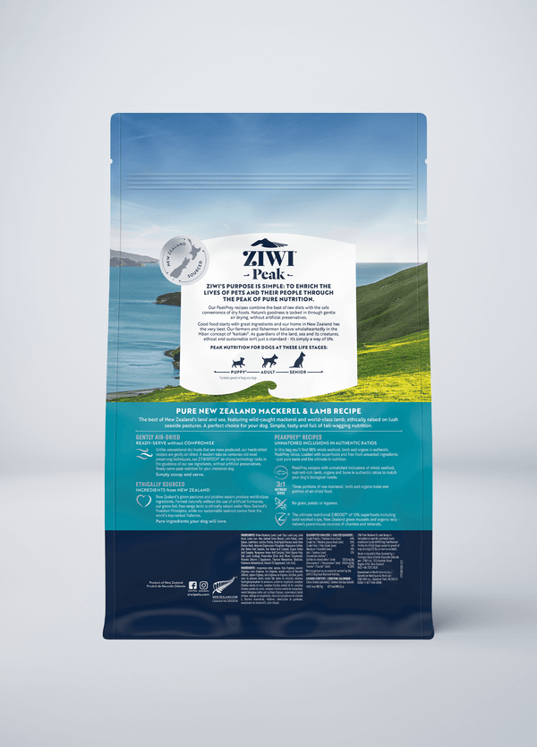 ZIWI® | Air-Dried Mackerel & Lamb Dog Food | ZIWI® Global