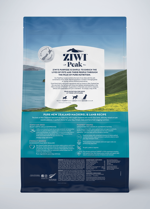 ZIWI® | Air-Dried Mackerel & Lamb Dog Food | ZIWI® Global