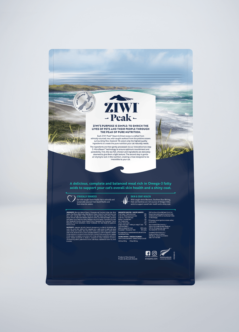 Steam & Dried Wild South Pacific Fish Recipe for cats | ZIWI® Global
