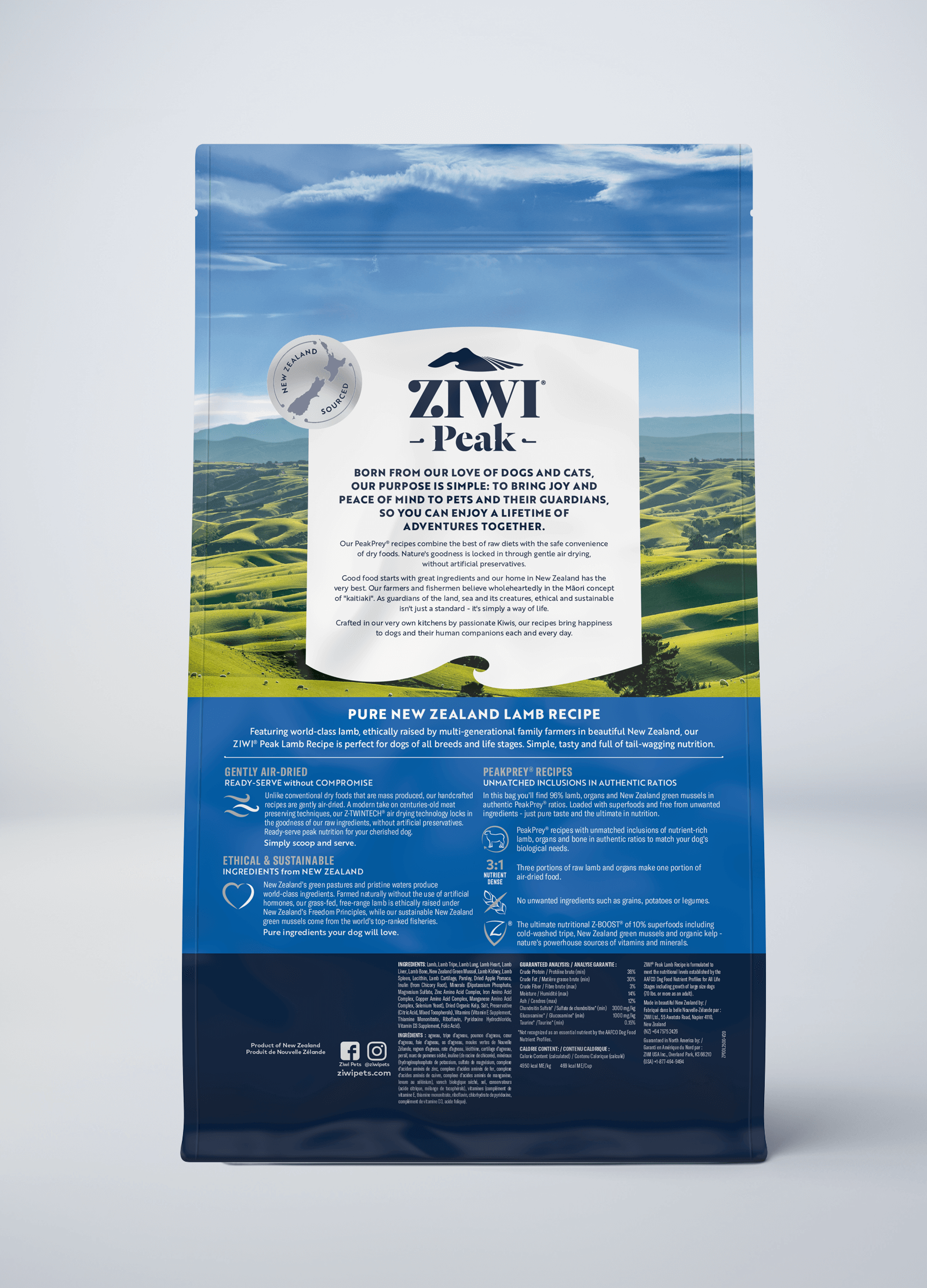 ZIWI® | Air-Dried Lamb Dog Food | ZIWI® Global